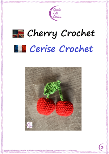 Ravelry: Cherry Crochet pattern by Chiyoko Cute Creation