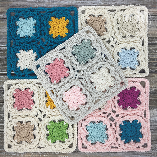 Ravelry: Four Square Granny Square pattern by Handmade with Chrissy