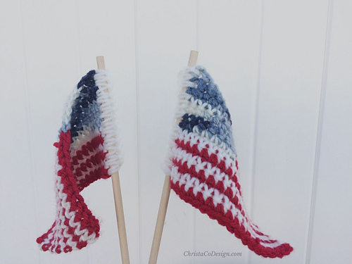 Ravelry: Crochet US Flag pattern by Crystal Marin