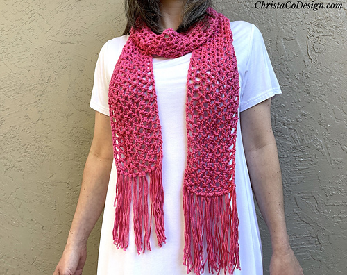 Ravelry: Merletto Scarf pattern by Crystal Marin
