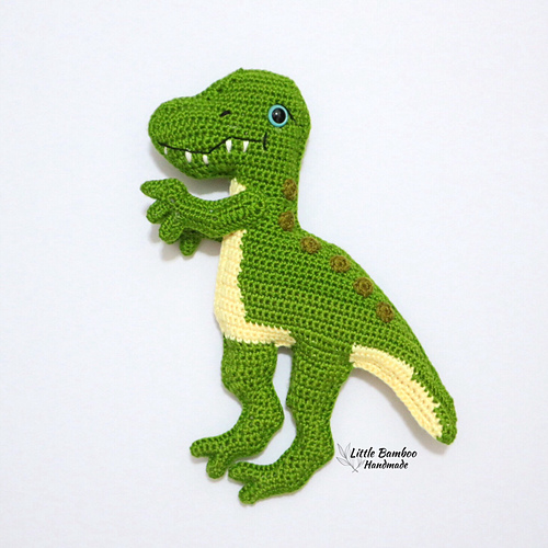 Ravelry: T-Rex Ragdoll pattern by Little Bamboo Handmade