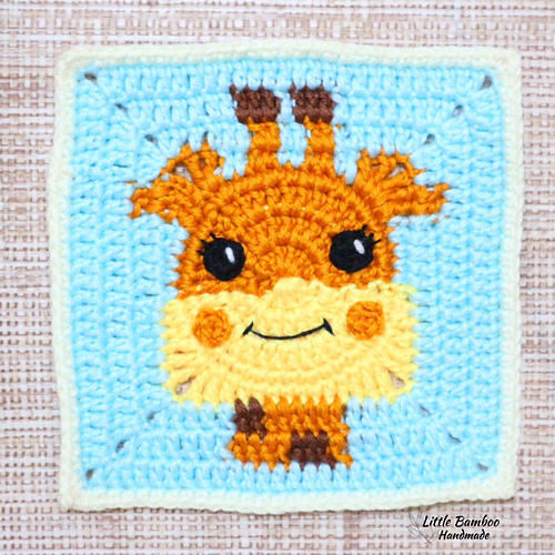Ravelry: Giraffe Granny Square pattern by Little Bamboo Handmade