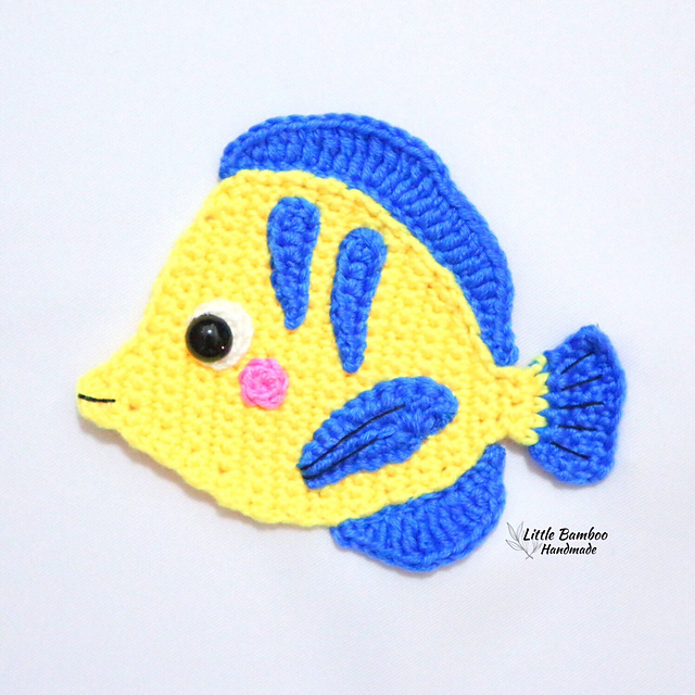 Ravelry: Fish Applique pattern by Little Bamboo Handmade