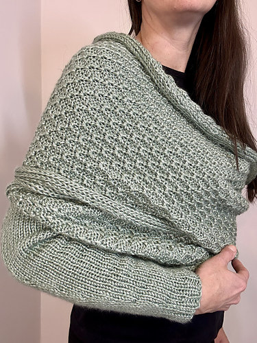 Ravelry: Knit Wrap Sweater Scarf pattern by City Farmhouse Studio