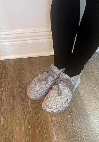 Ravelry: Walk The Line Chukka Boots pattern by City Farmhouse Studio