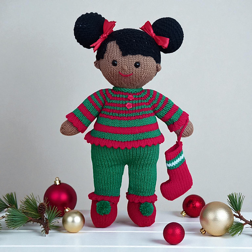 Ravelry: Lilly and May Dolls Christmas Eve Pj's Set pattern by Claire ...