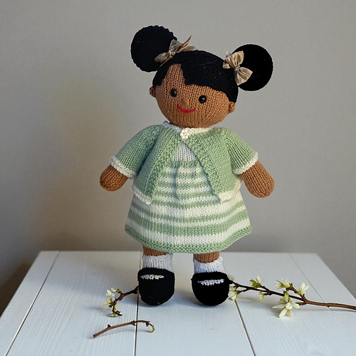 Ravelry: Lilly and May Springtime dolls pattern by Claire Fairall Designs