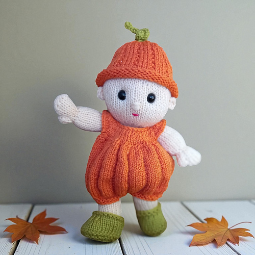 Ravelry: Betsy and Ben Halloween Pumpkin costume pattern by Claire ...