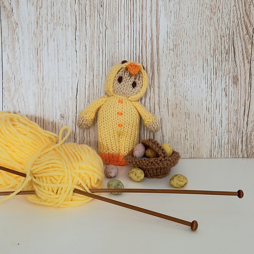 Ravelry: Easter Bunny and Chick Bitsy Dolls pattern by Claire Fairall ...