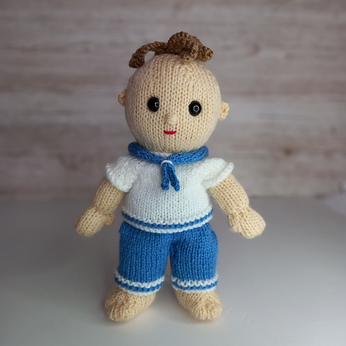 Ravelry: Betsy and Ben Sailor Suits pattern by Claire Fairall Designs