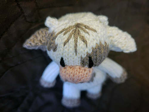 Ravelry: Cute Knitted Cow pattern by Holly Moore
