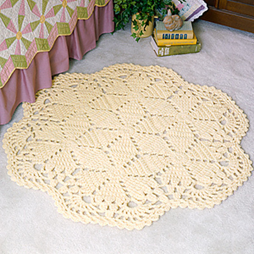 Ravelry: Motifs Lace Rug pattern by Anne Halliday