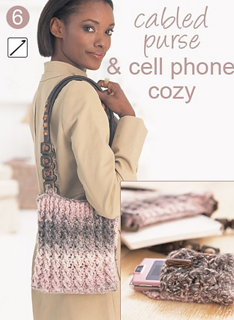 Ravelry: Cabled Purse pattern by Moda Dea