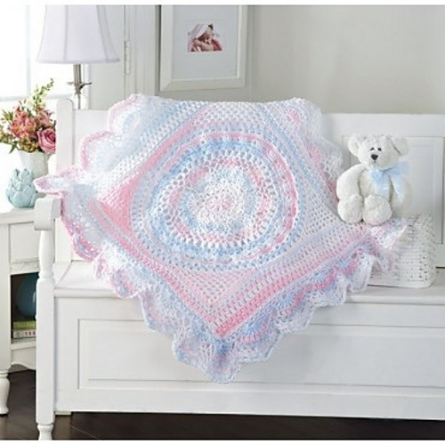 Ravelry: Baby Delight Blanket pattern by Mary Maxim