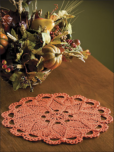Ravelry: Fall Pineapples Doily pattern by Christy McMahon