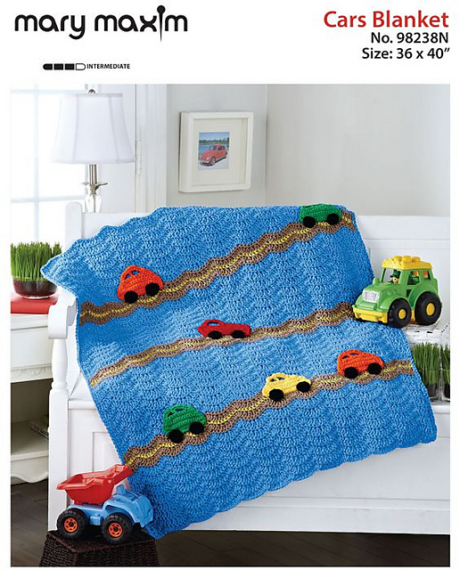 Ravelry: Cars blanket pattern by Mary Maxim