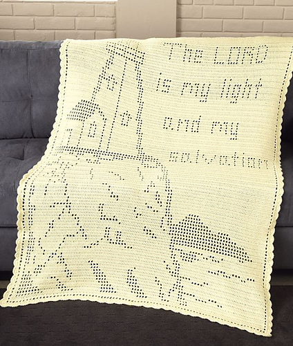 Ravelry: The Lord is My Light Throw pattern by Michele Judkins