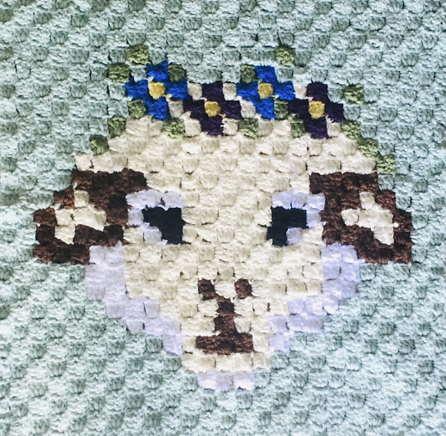 Ravelry: Sassy Lamb Sheep C2C Graphgan Blanket Square pattern by ...