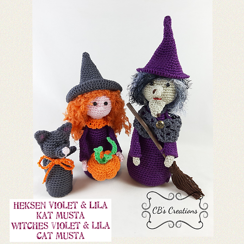 Ravelry: Halloween Witches Heksen pattern by CB's Creations