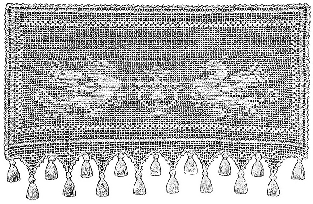 Ravelry: Two Dragons Lace Curtain pattern by Mrs. G. W. Miller