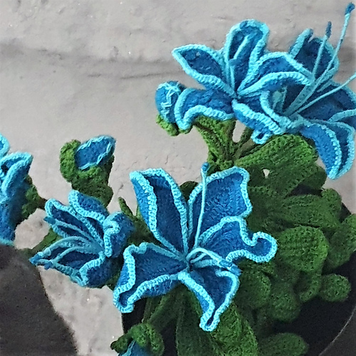 Ravelry: Blue Azalea pattern by Elo Ruggiero