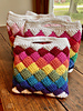 Ravelry: Rainbow Entrelac Tote Bag pattern by Taryn Lopshire