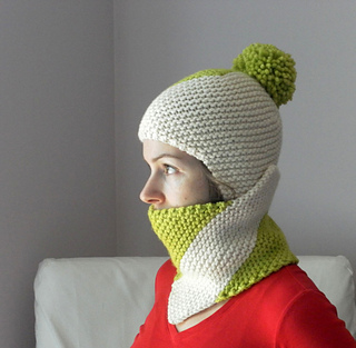 Ravelry: Bicolor Cowl pattern by Elizabeth Brassard