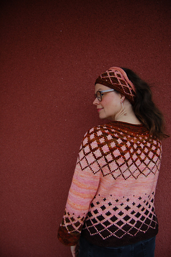 Ravelry: Pink Diamond Sweater pattern by Colorway Knits