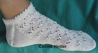 Ravelry: Eyelet Footies pattern by Connie Hester