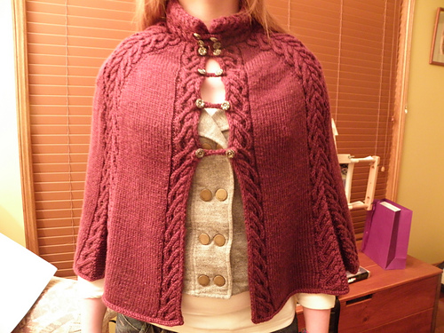 Ravelry: Burnham Wood Capelet pattern by Rosemary (Romi) Hill