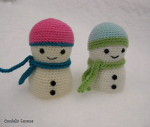 Ravelry: Snowman pattern by The Left-Handed Crocheter