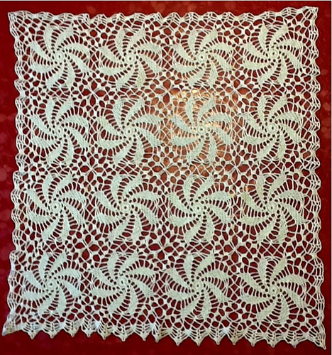 Ravelry: Pinwheel Tablecloth #7064 pattern by The Spool Cotton Company
