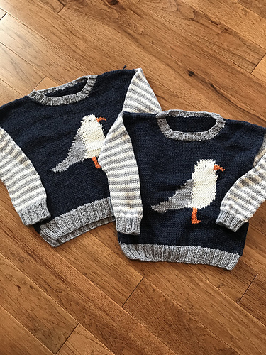 Ravelry: Sea Gull Pullover pattern by Gail Pfeifle, Roo Designs
