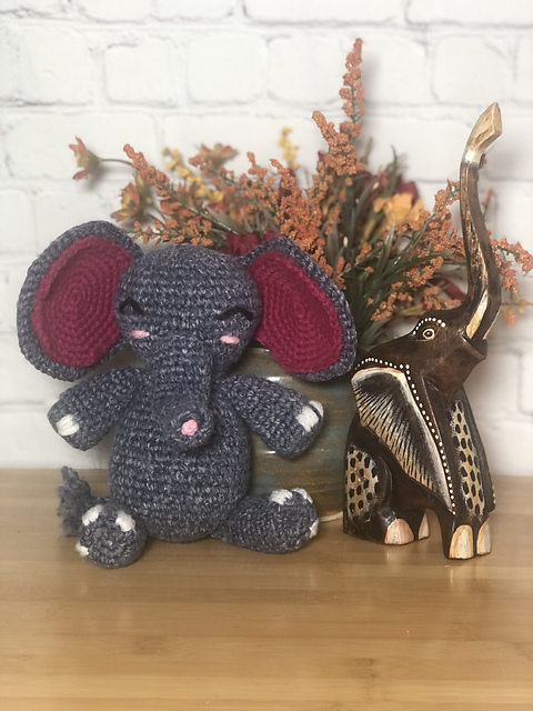 Ravelry: Esther The Elephant pattern by Rebecca Garrett/Couch-Made ...