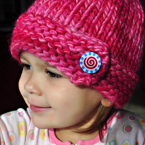Ravelry: Super Bulky Button Hat pattern by Jill Bujold