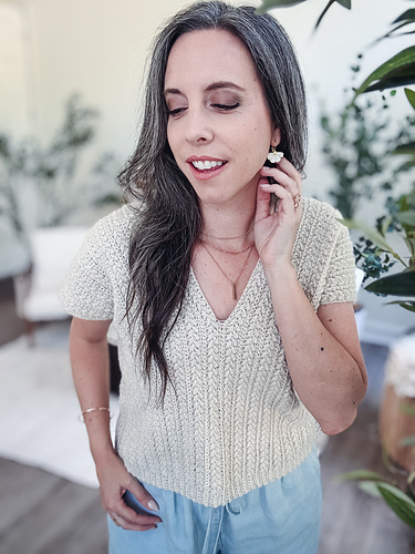 Ravelry: Braided Wheat Stitch™ Easy Summer Top pattern by Briana K Designs