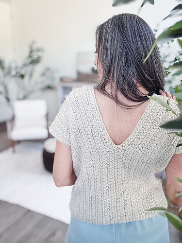 Ravelry: Braided Wheat Stitch™ Easy Summer Top pattern by Briana K Designs