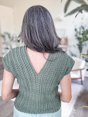 Ravelry: Braided Wheat Stitch™ Easy Summer Top pattern by Briana K Designs