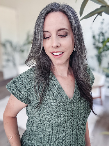 Ravelry: Braided Wheat Stitch™ Easy Summer Top pattern by Briana K Designs