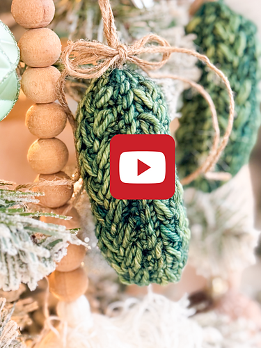 Ravelry: Wheat Stitch™ Pickle Ornament pattern by Briana K Designs