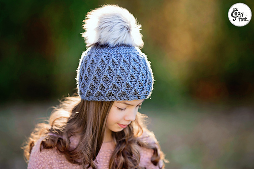 Ravelry: Vianna Diamond Beanie Hat pattern by Ana