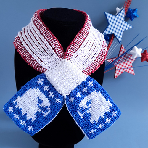 Ravelry: Patriotic Eagle Ascot pattern by Cherie Marie Leck