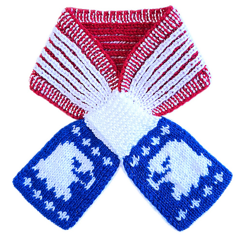 Ravelry: Patriotic Eagle Ascot pattern by Cherie Marie Leck