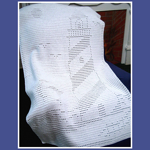 Ravelry: Filet Lighthouse with Dolphins pattern by Cherie Marie Leck