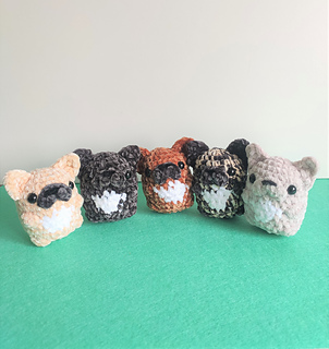 Ravelry: Frenchie Buddies pattern by Joana Rosa