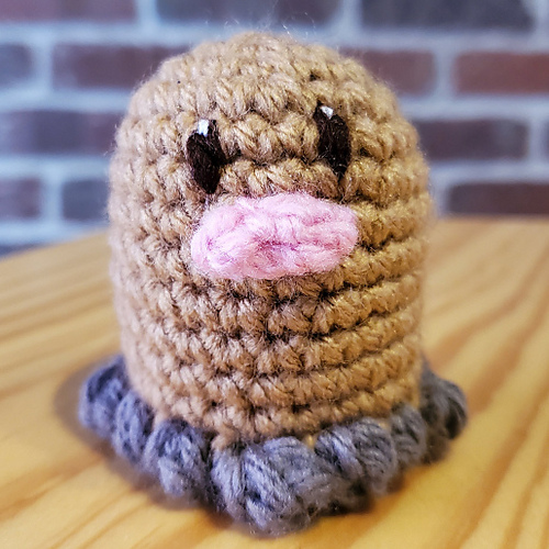 Ravelry: Diglett CrochetGO Pokemon pattern by Nichole D
