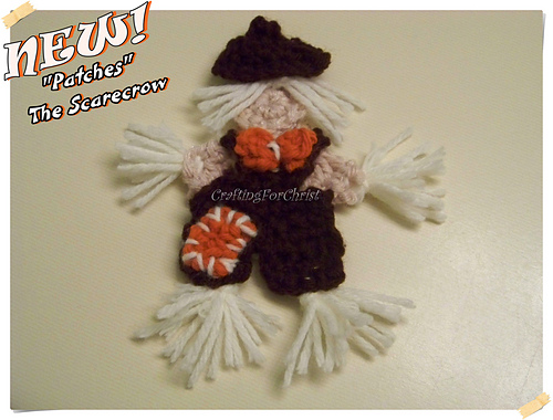 Ravelry: Scarecrow Applique pattern by Crafting ForChrist Designs