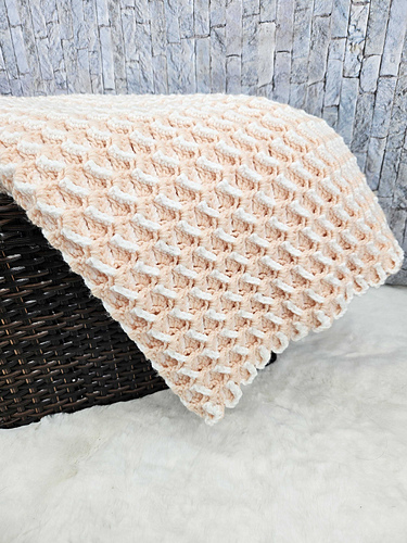 Ravelry: Textured Ribbon Candy Blanket pattern by Kate Wagstaff