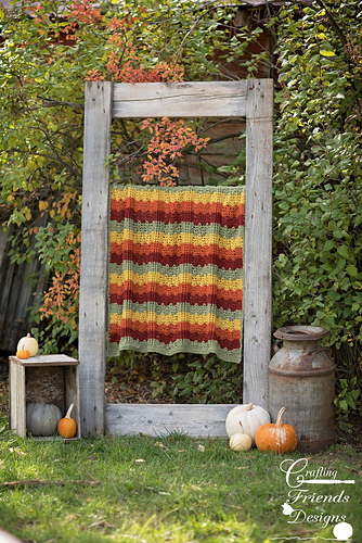 Ravelry: Colors of Autumn Throw pattern by Kate Wagstaff
