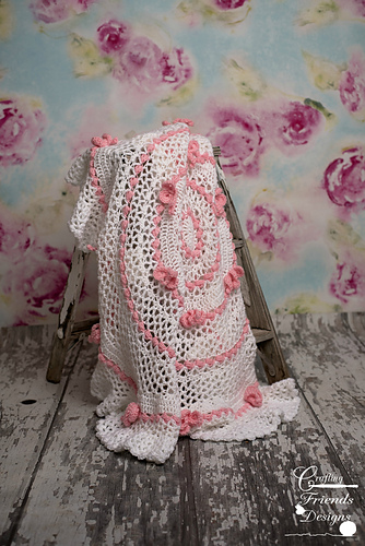 Ravelry: Rings of Ribbon Spring Afghan pattern by Kate Wagstaff